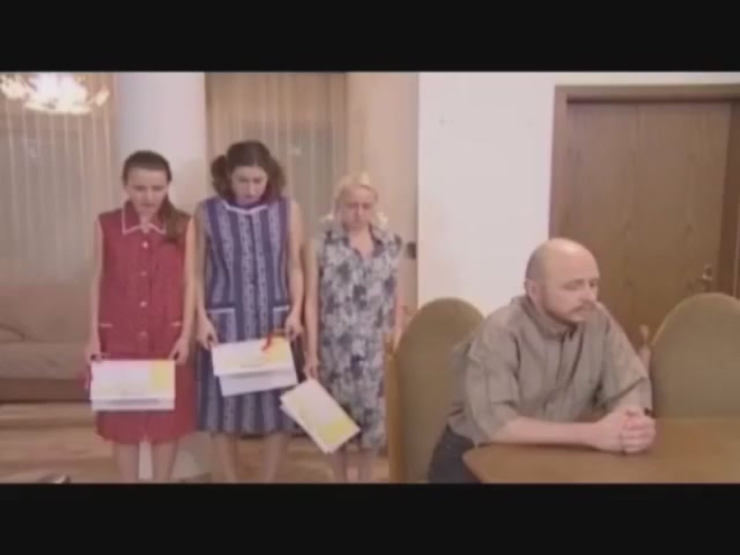 Strict Punishment With Spanking Daughters in Czech Family - red - patrz.pl